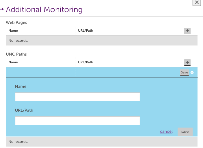 Monitoring Web Pages, Processes, Services and UNC Paths | LogicMonitor