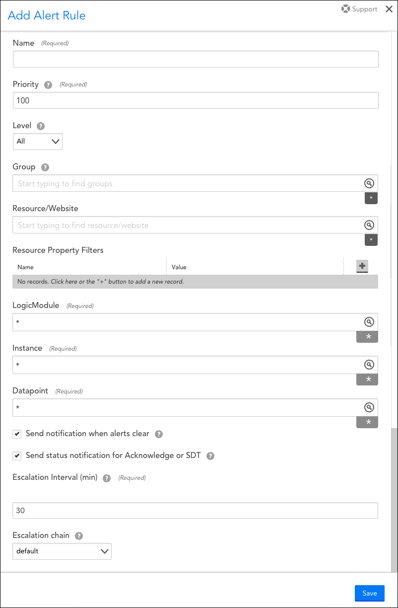 Alert Rules Logicmonitor
