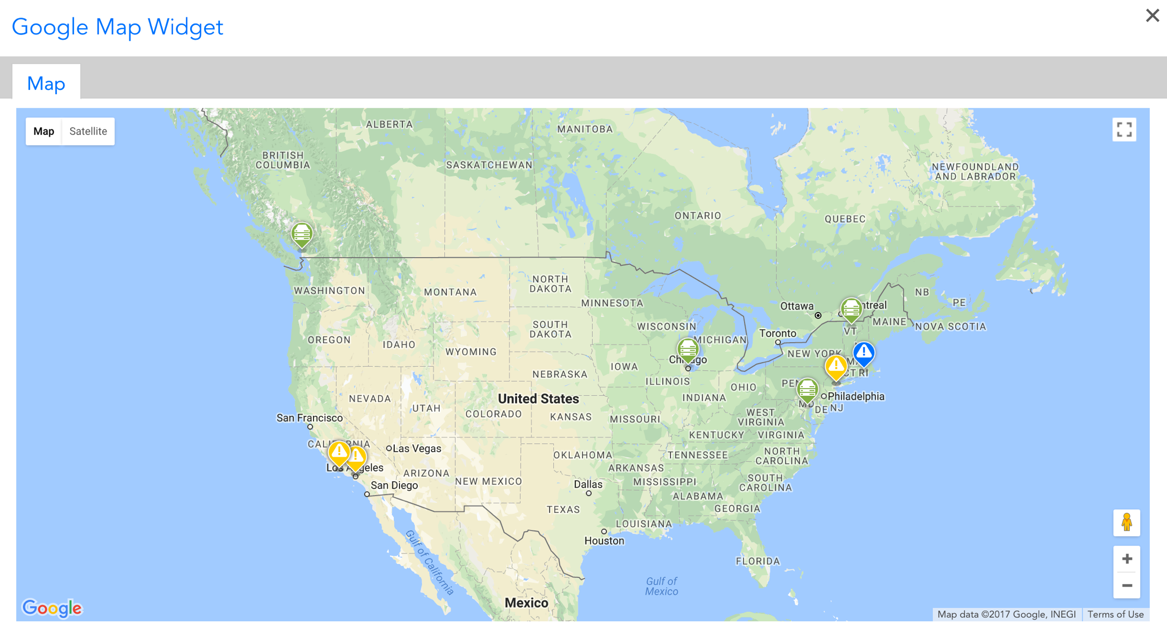 Map Widget | LogicMonitor Map Widget | LogicMonitor