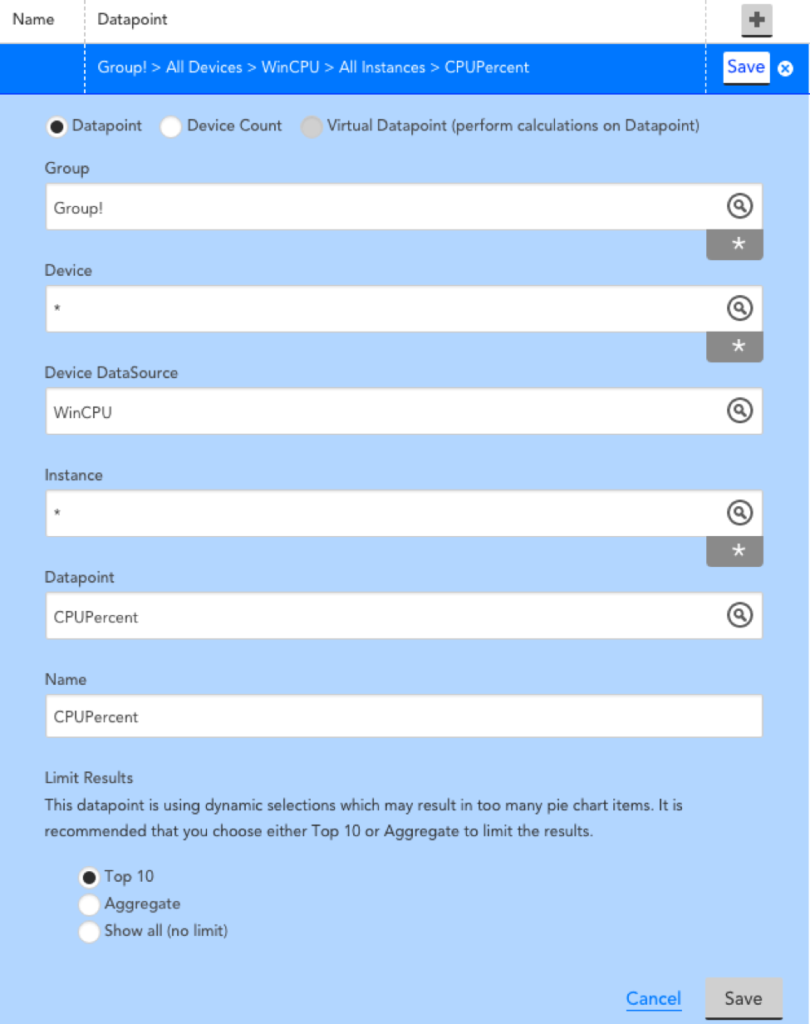 Pie Chart Widget | LogicMonitor Pie Chart Widget | LogicMonitor