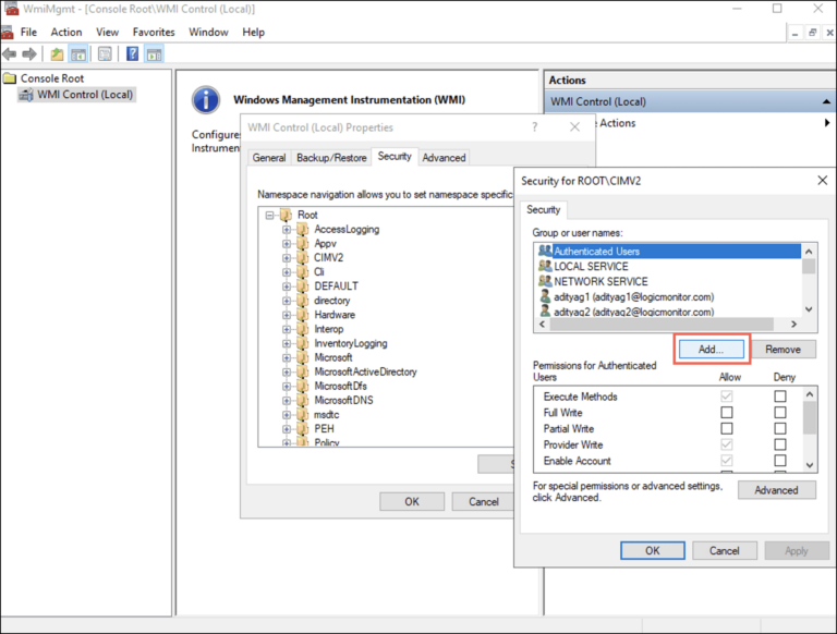 Windows Server Monitoring and Principle of Least Privilege | LogicMonitor