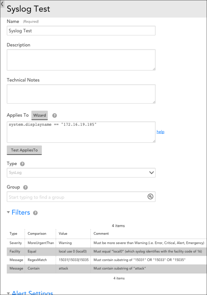 Syslog Monitoring | LogicMonitor
