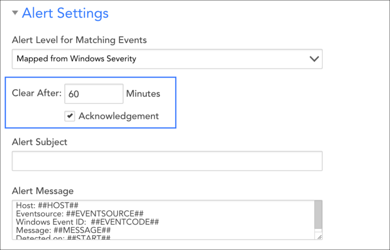 Creating Eventsources Logicmonitor