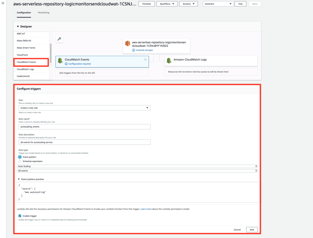 4. Setting up custom event integrations | LogicMonitor