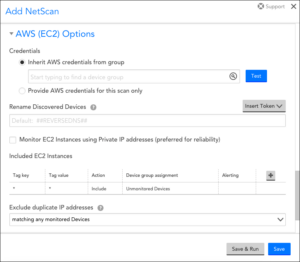 Creating NetScans | LogicMonitor