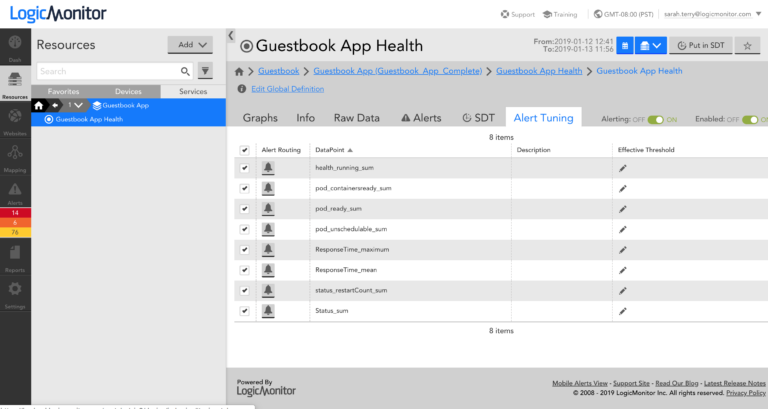 Managing Services | LogicMonitor
