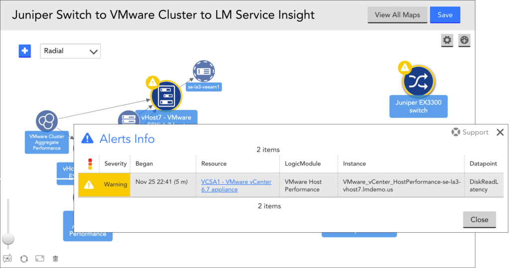 Mapping Page | LogicMonitor