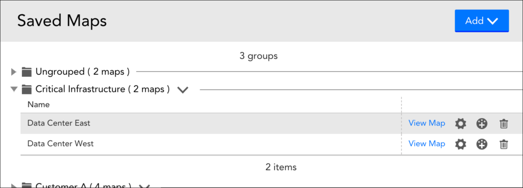 Mapping Page | LogicMonitor