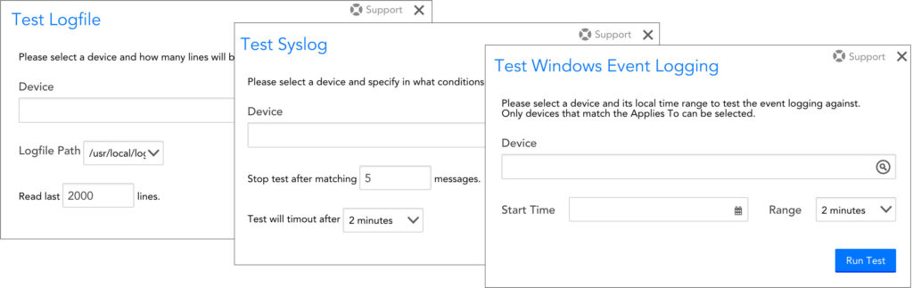 EventSourcesのテスト| LogicMonitor