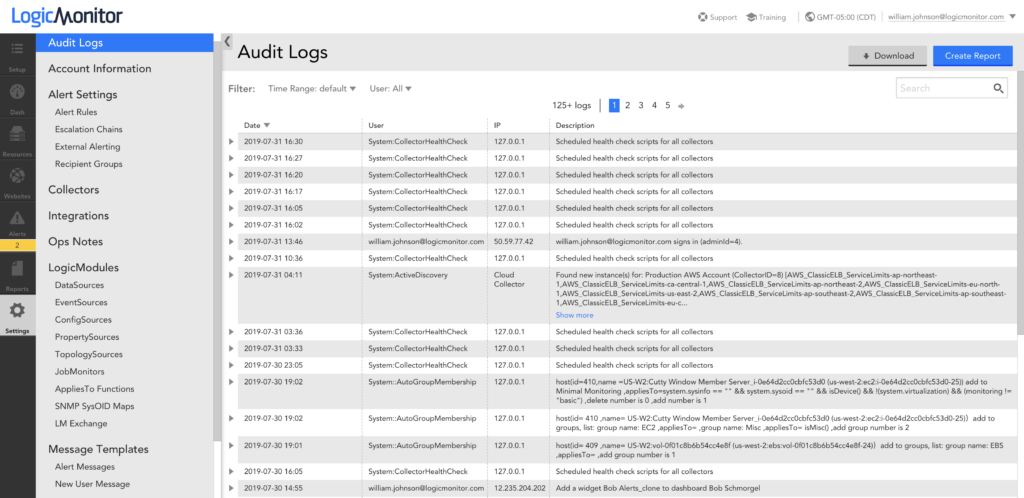 The Power of Audit Logs | LogicBlog | LogicMonitor