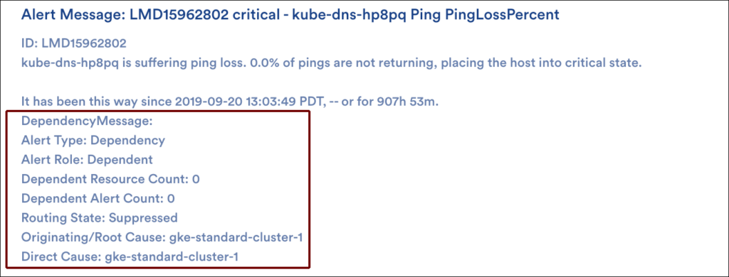 Enabling Dependent Alert Mapping | LogicMonitor