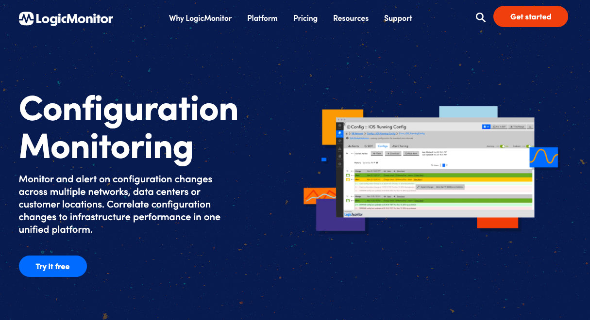 構成の監視| LogicMonitor