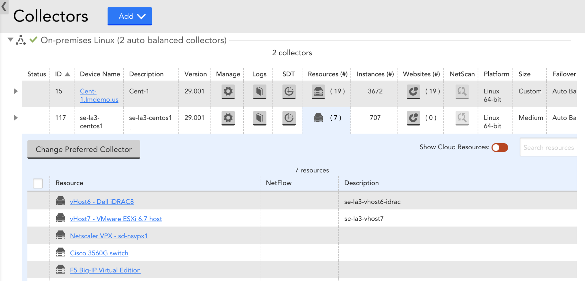 Controlling which Collector monitors a device | LogicMonitor