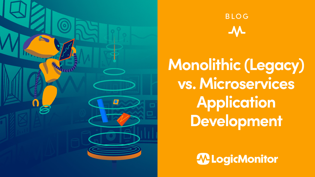 Monolithic (Legacy) vs. Microservices Application Development ...