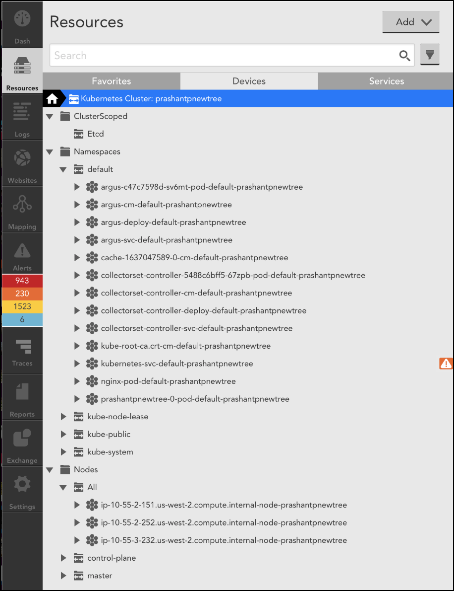Updating Kubernetes Resource Tree | LogicMonitor