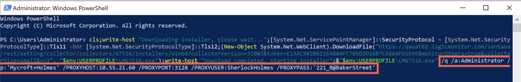 Installing Collectors in Silent mode | LogicMonitor