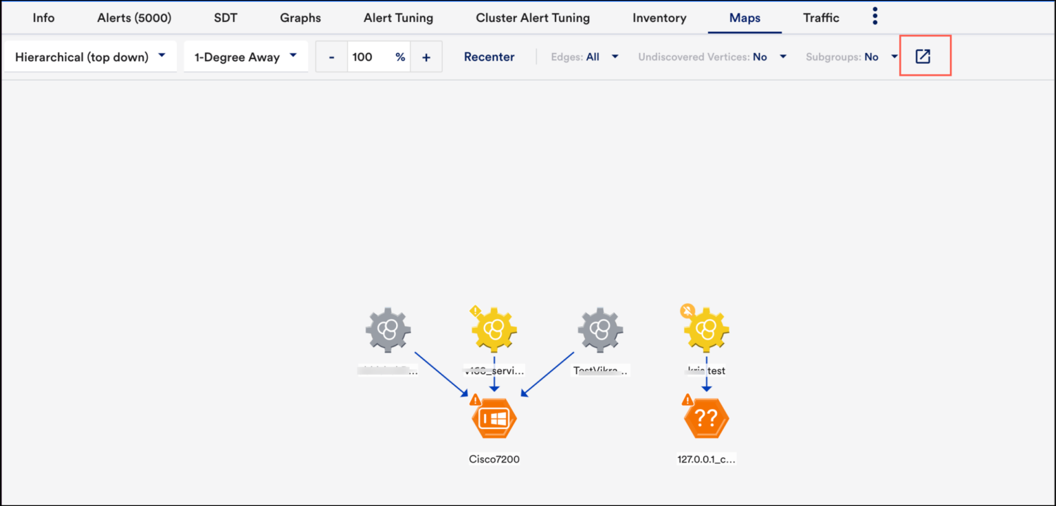 Mapping Page Logicmonitor