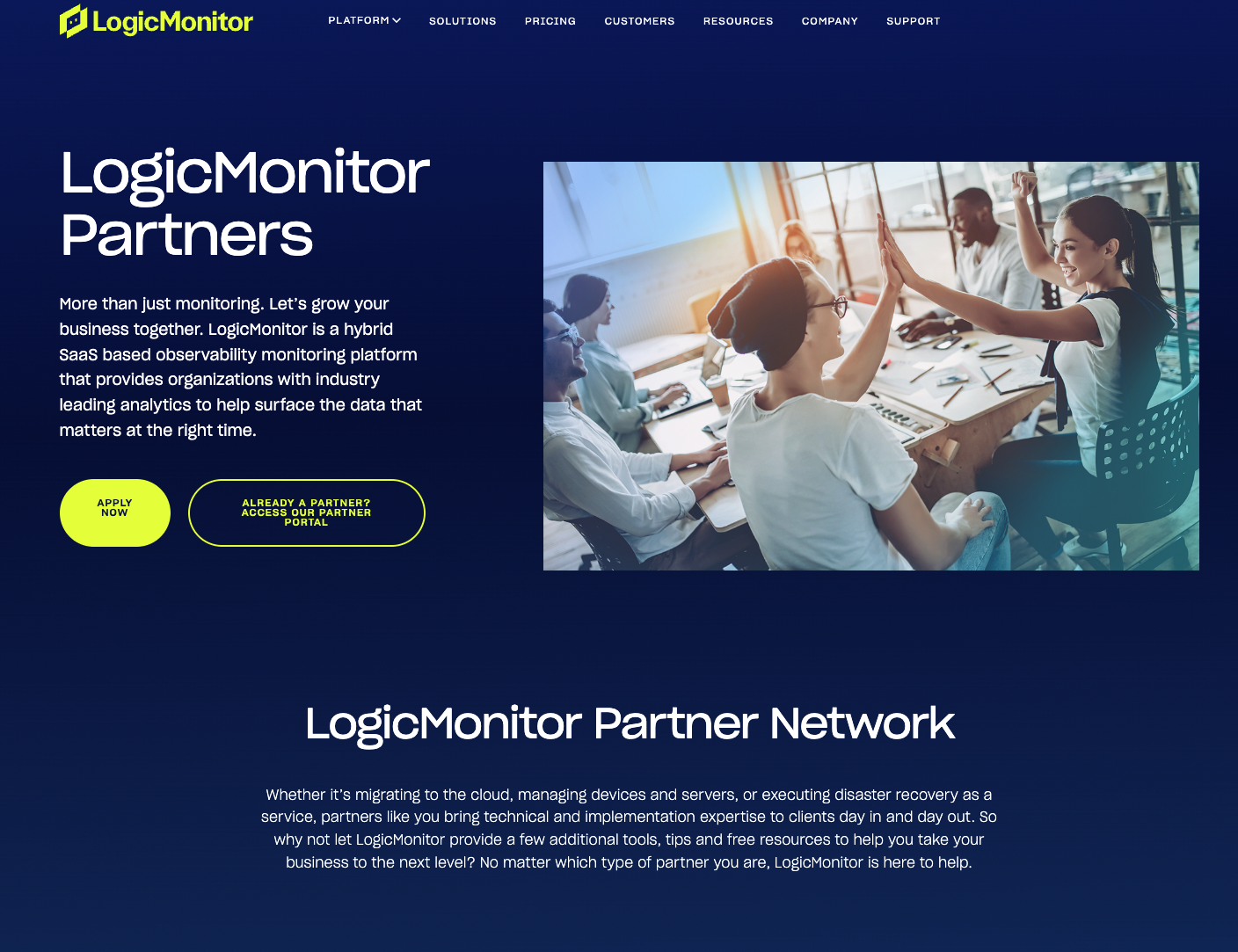 LogicMonitor Partner Network - Let's do more, together.