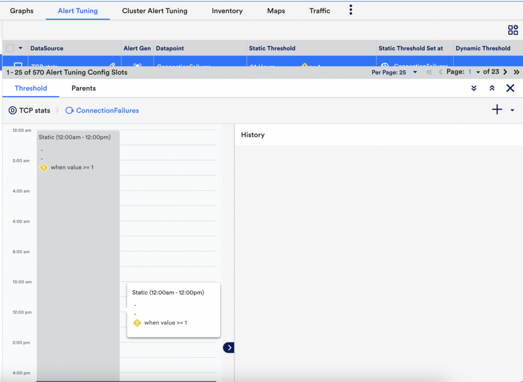 Alerts Tuning Tab | LogicMonitor