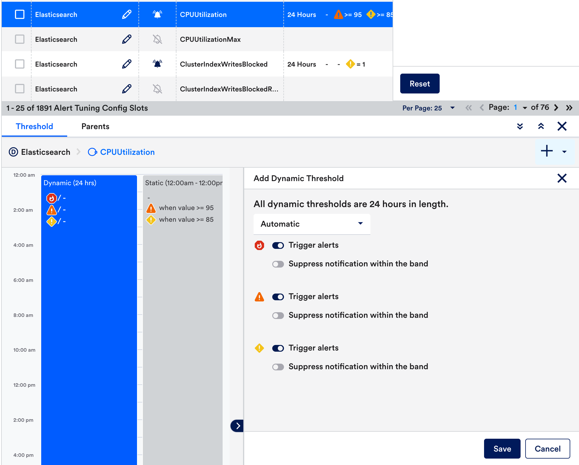 Alerts Tuning Tab | LogicMonitor