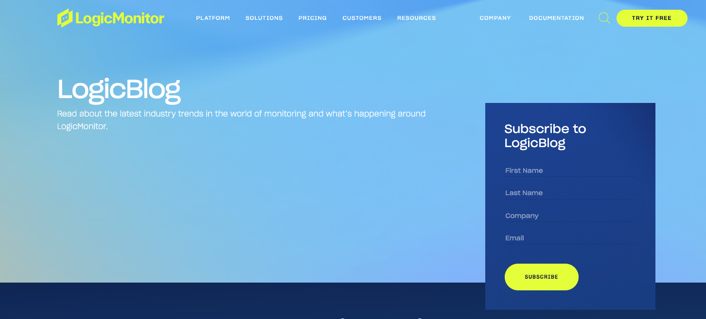 Blog Logicmonitor Saas Based Performance Monitoring Platform