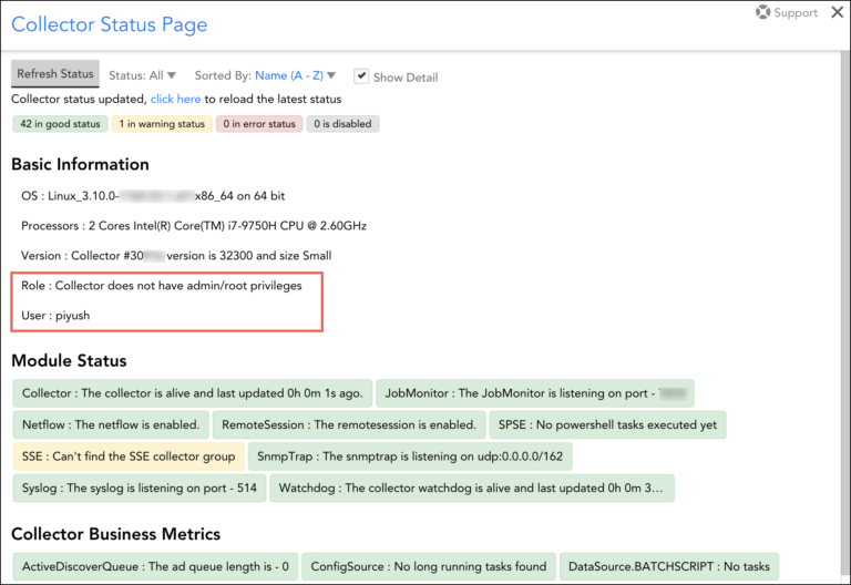 Migrating Collector From Root To Non Root User Logicmonitor