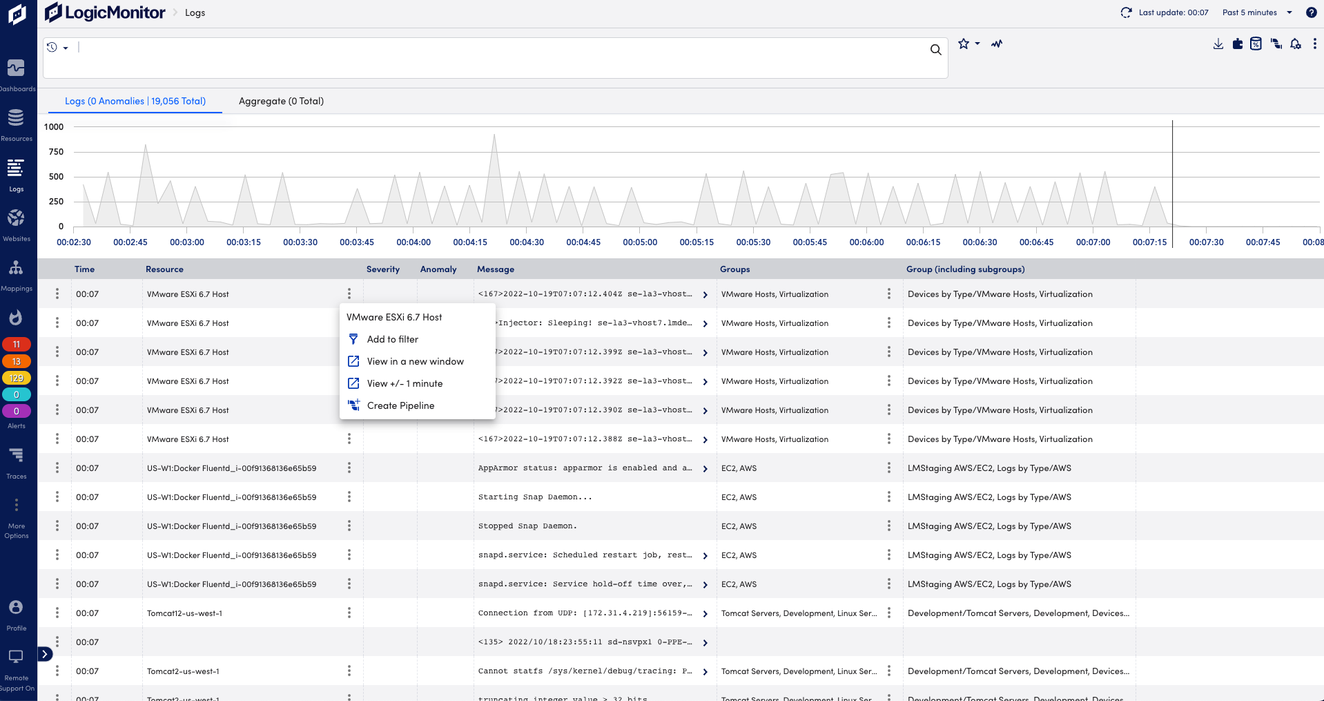 Log Processing Pipelines | LogicMonitor