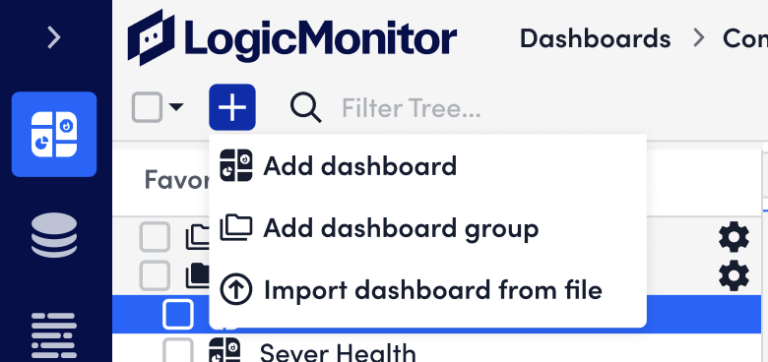 Dashboard Distribution | LogicMonitor