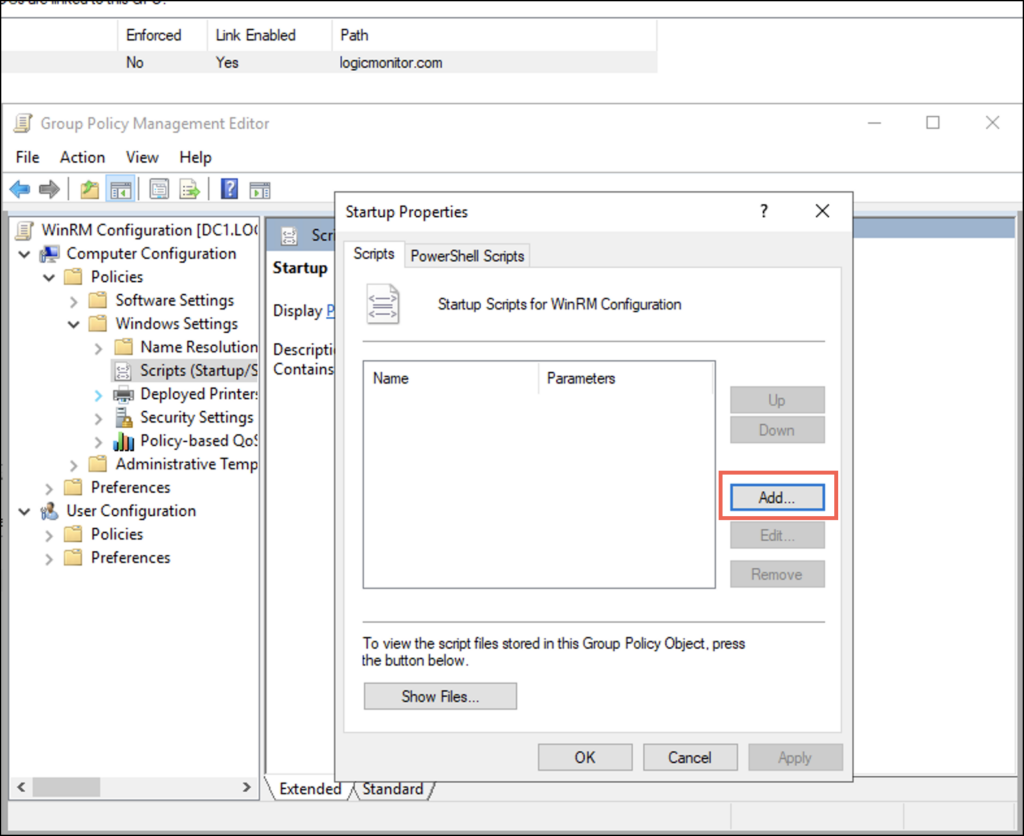 Configuring WinRM for Windows Collector | LogicMonitor
