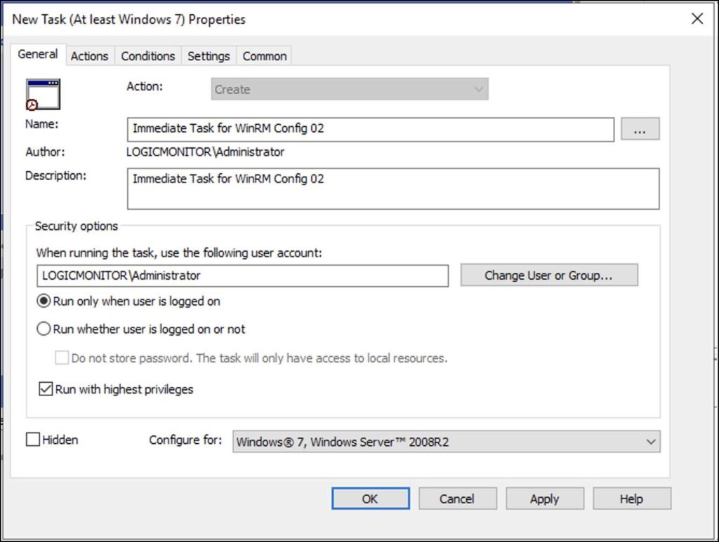 Configuring WinRM for Windows Collector | LogicMonitor