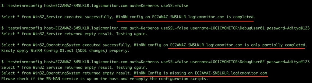 Configuring WinRM for Windows Collector | LogicMonitor