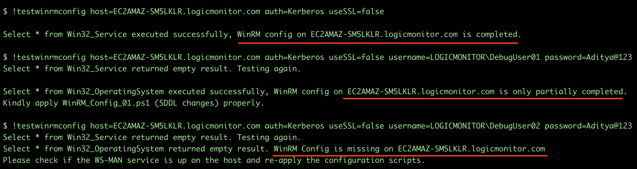 Configuring WinRM for Windows Collector | LogicMonitor