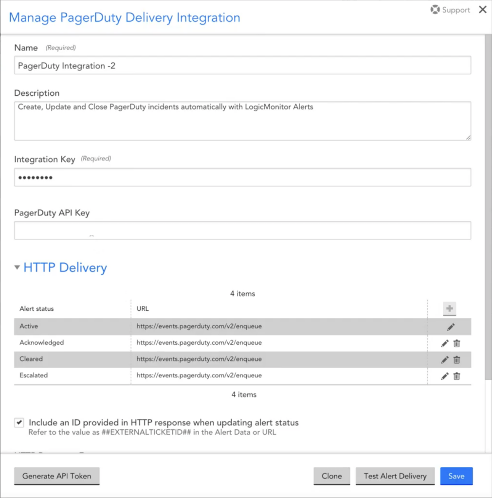 PagerDuty Integration Setup | LogicMonitor