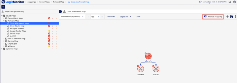 Manual Mapping | LogicMonitor