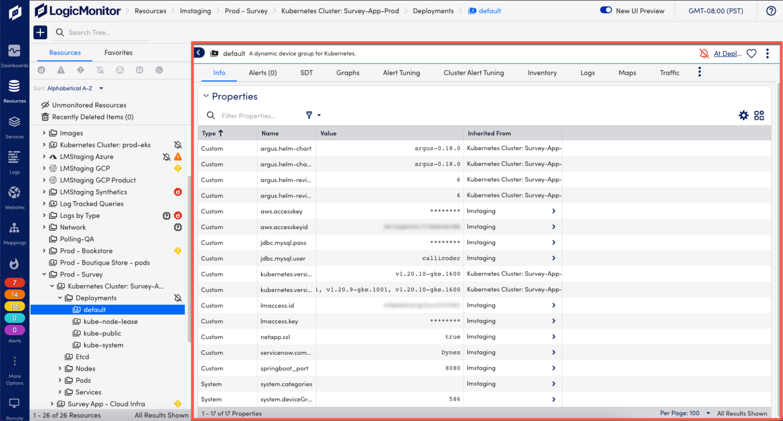 Navigating the Resources Page | LogicMonitor