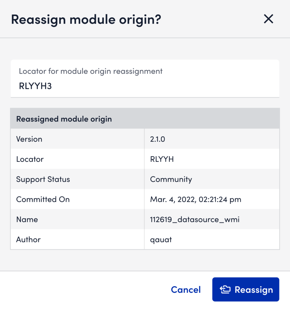 Modules Management Logicmonitor