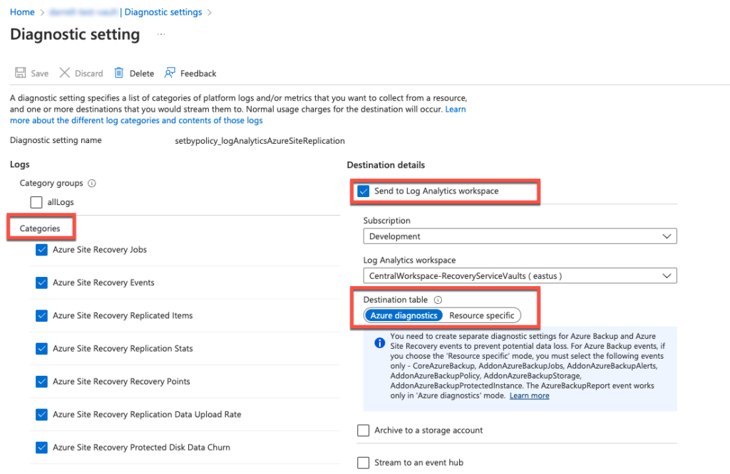 Monitoring Azure Backup and Recovery Protected Items | LogicMonitor
