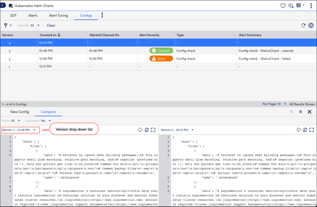 Monitoring Helm Charts Releases | LogicMonitor