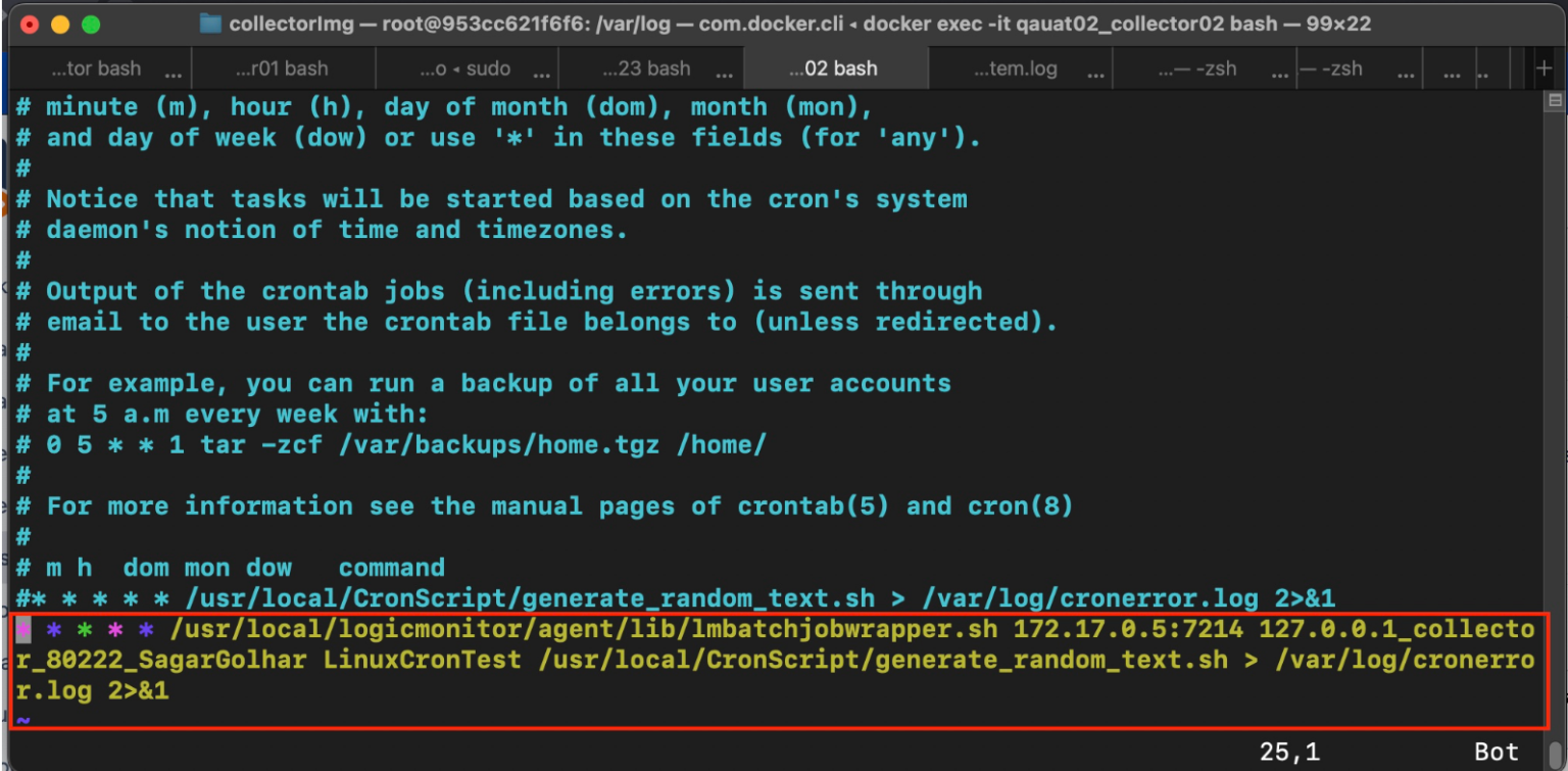 Troubleshooting Cron Jobmonitor | LogicMonitor