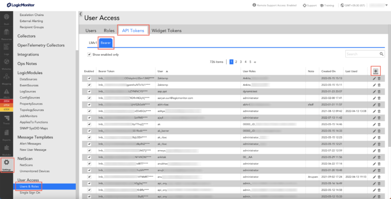 Bearer Token | LogicMonitor