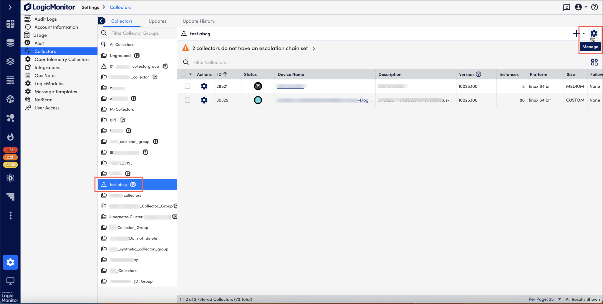 Adding Collector Group | LogicMonitor