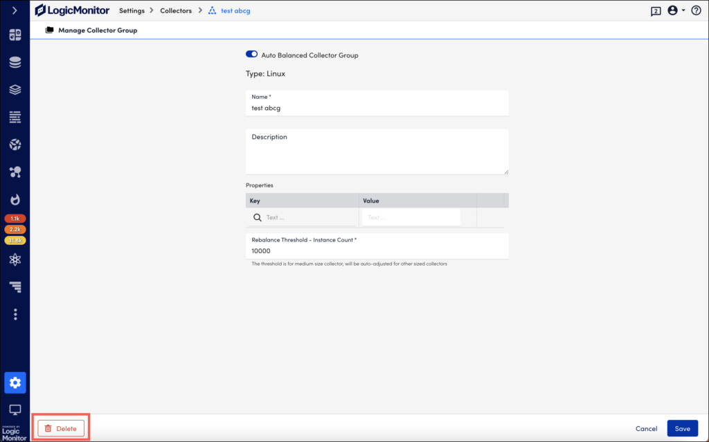 Adding Collector Group | LogicMonitor