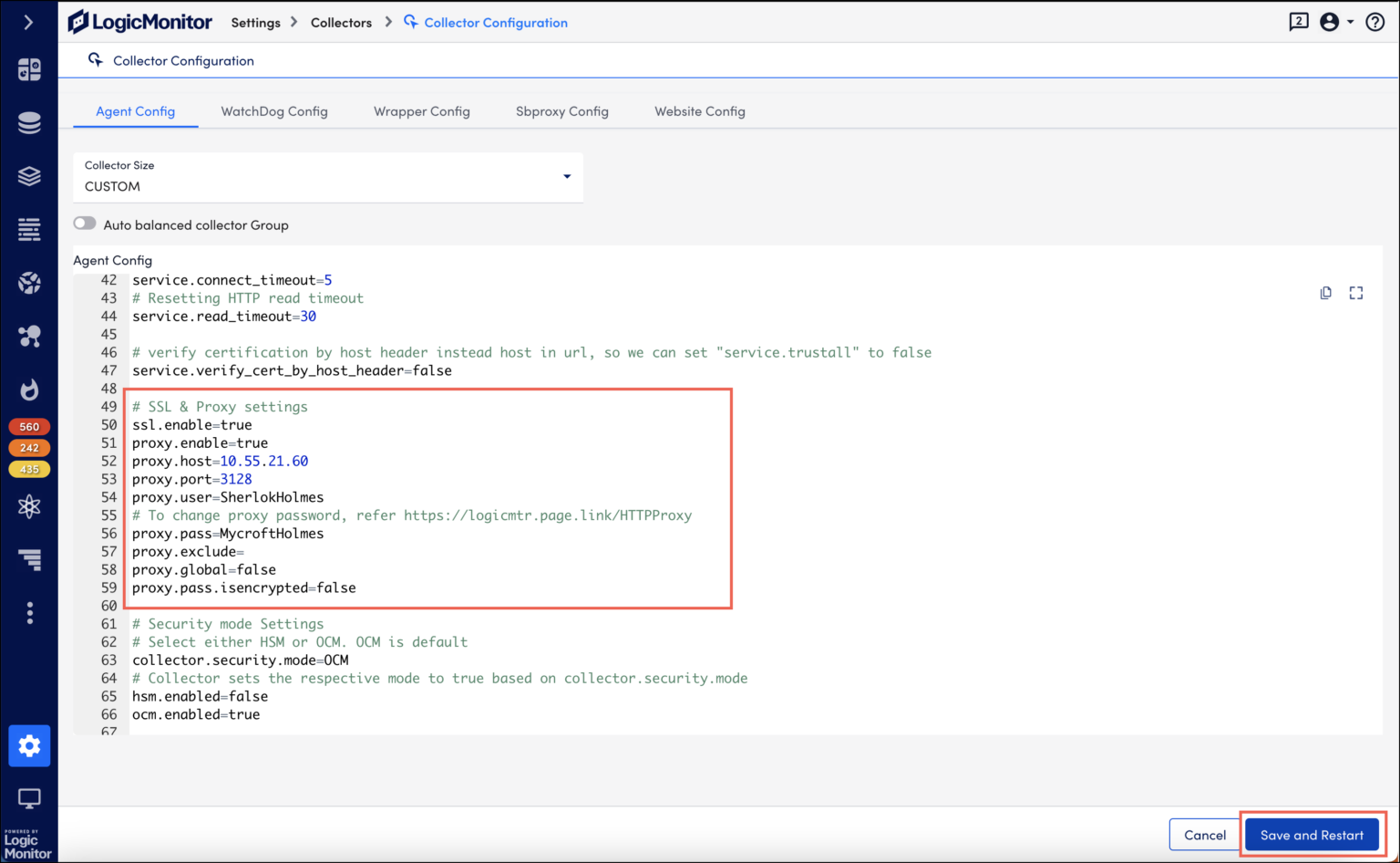 Configuring Collector to Communicate with HTTP Proxies | LogicMonitor