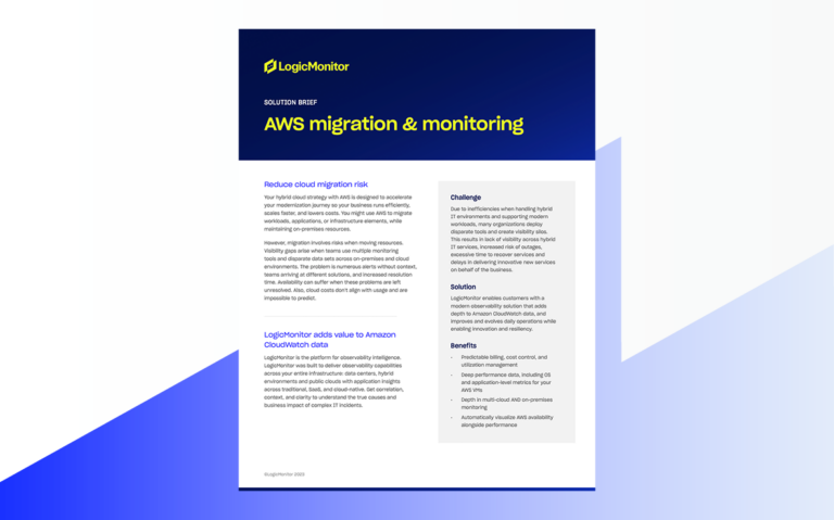 AWS Monitoring (Amazon Web Services) | LogicMonitor