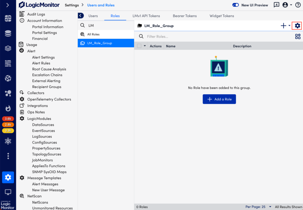 Adding a Role Group | LogicMonitor