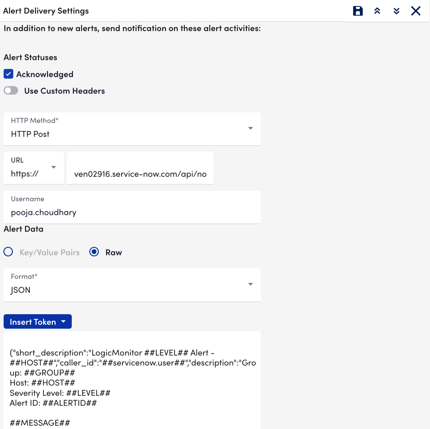 ServiceNow (Incident Management) Integration | LogicMonitor
