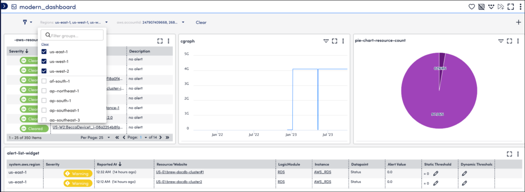 Modern Dashboards | LogicMonitor