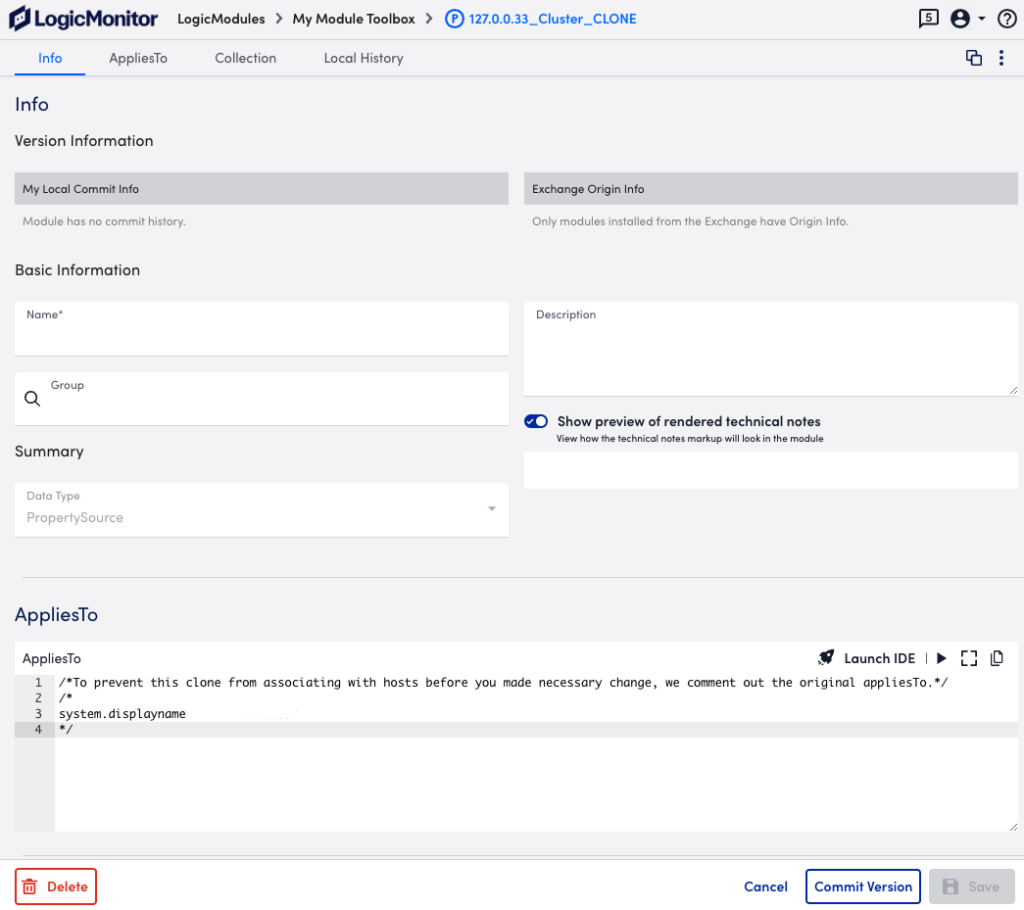 Modules Management | LogicMonitor