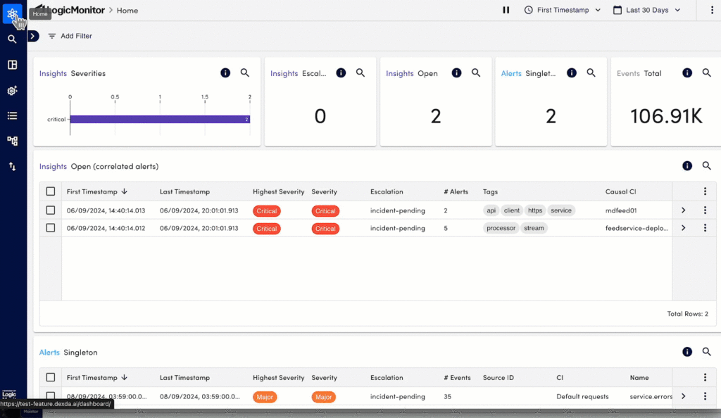 Editing an Edwin AI Dashboard | LogicMonitor
