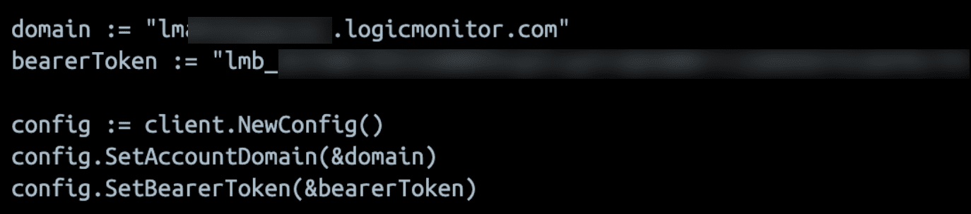 Adding a Bearer Token | LogicMonitor
